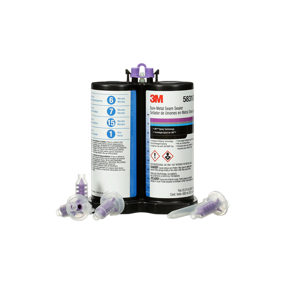 3M 58310, Bare-Metal Seam Sealer, Beige, 600 mL DMS Cartridge ...